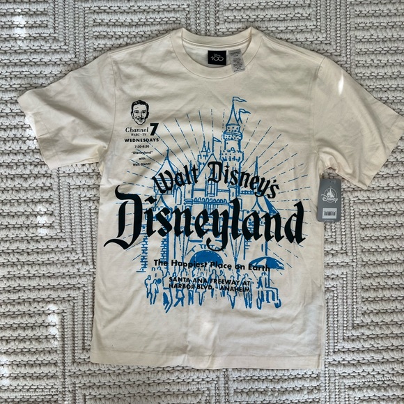 Disney | Tops | Walt Disneys Disneyland Oversized Graphic Tshirt | Poshmark